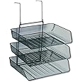 Amazon.com : Fellowes Mesh Partition Additions Triple Tray, Side Load ...