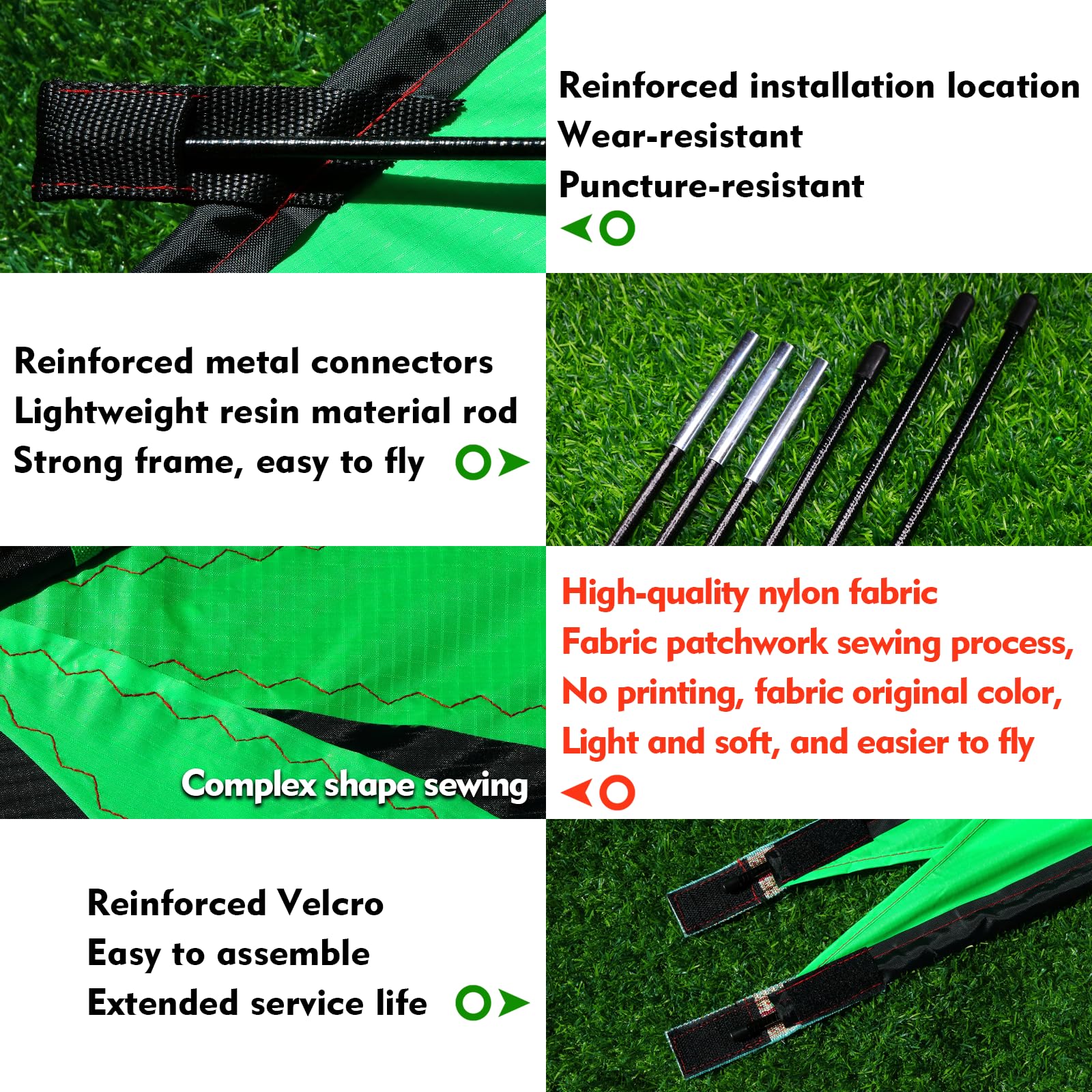 Mua WEICAFLY Giant Delta Kite for Adults, Comes with 3D Spinning Kite ...