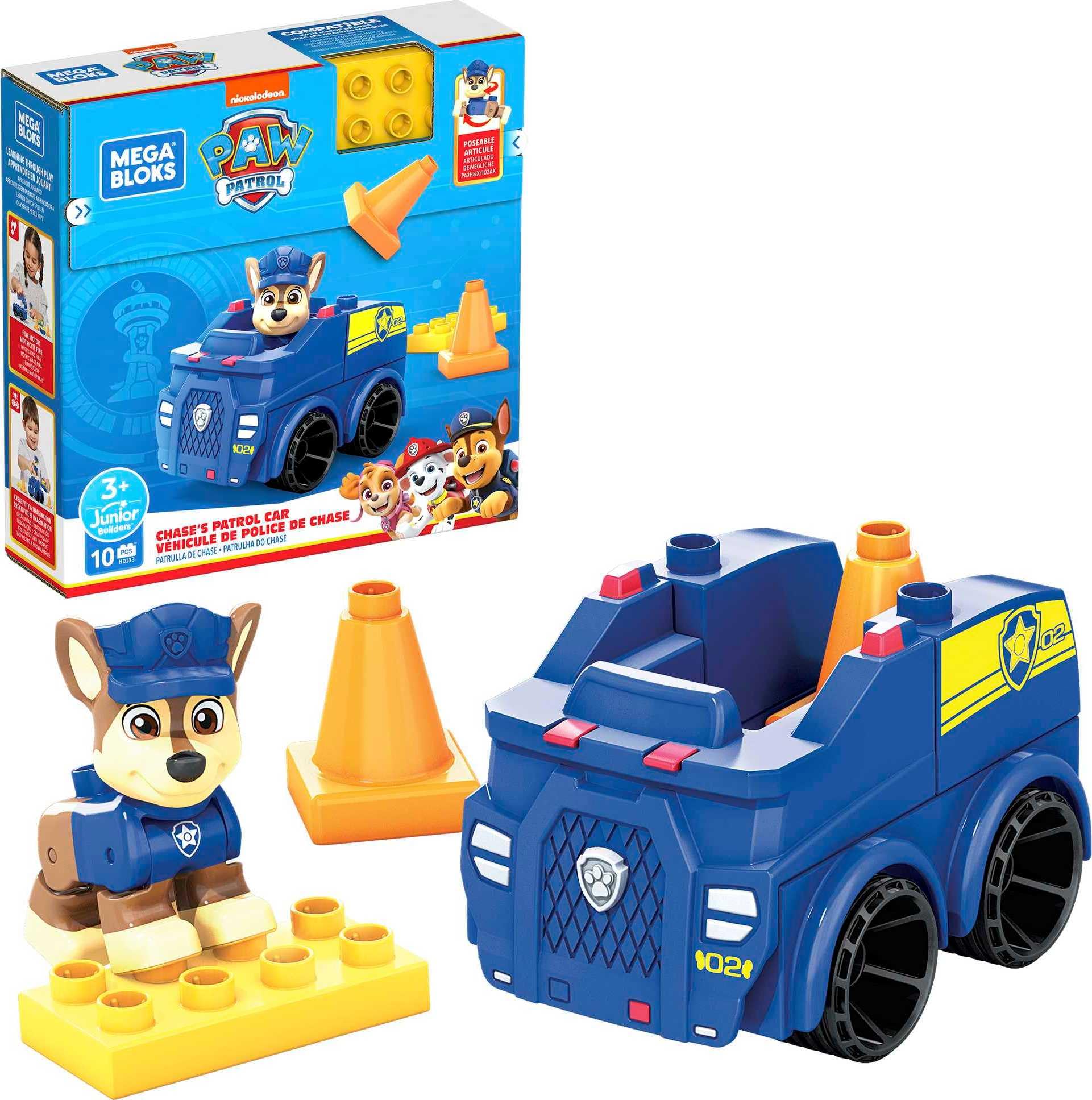 Mua Mega Bloks PAW Patrol Chase's Police Car Building Set - Includes ...