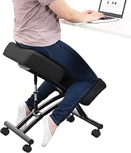 Amazon.com: VIVO Kneeling Chair with Wheels, Adjustable Ergonomic Stool ...