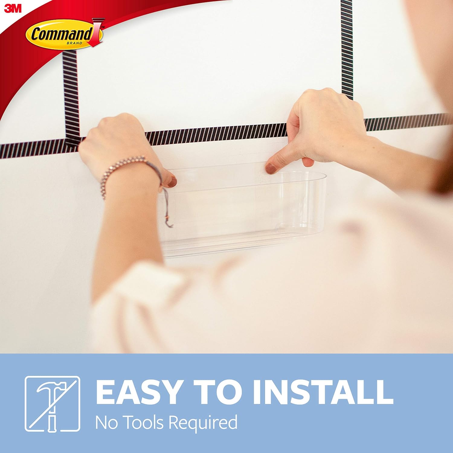 3M Command HOM-15 Caddy with Clear Strips – Large – BigaMart