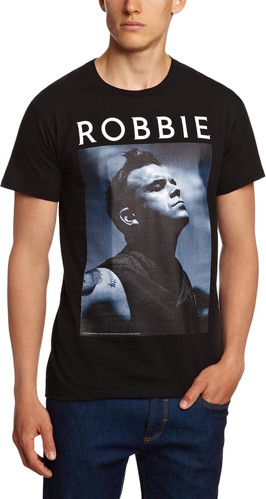 Bravado Robbie Williams - Eternity 4 Men's T-Shirt Black Medium: Amazon ...