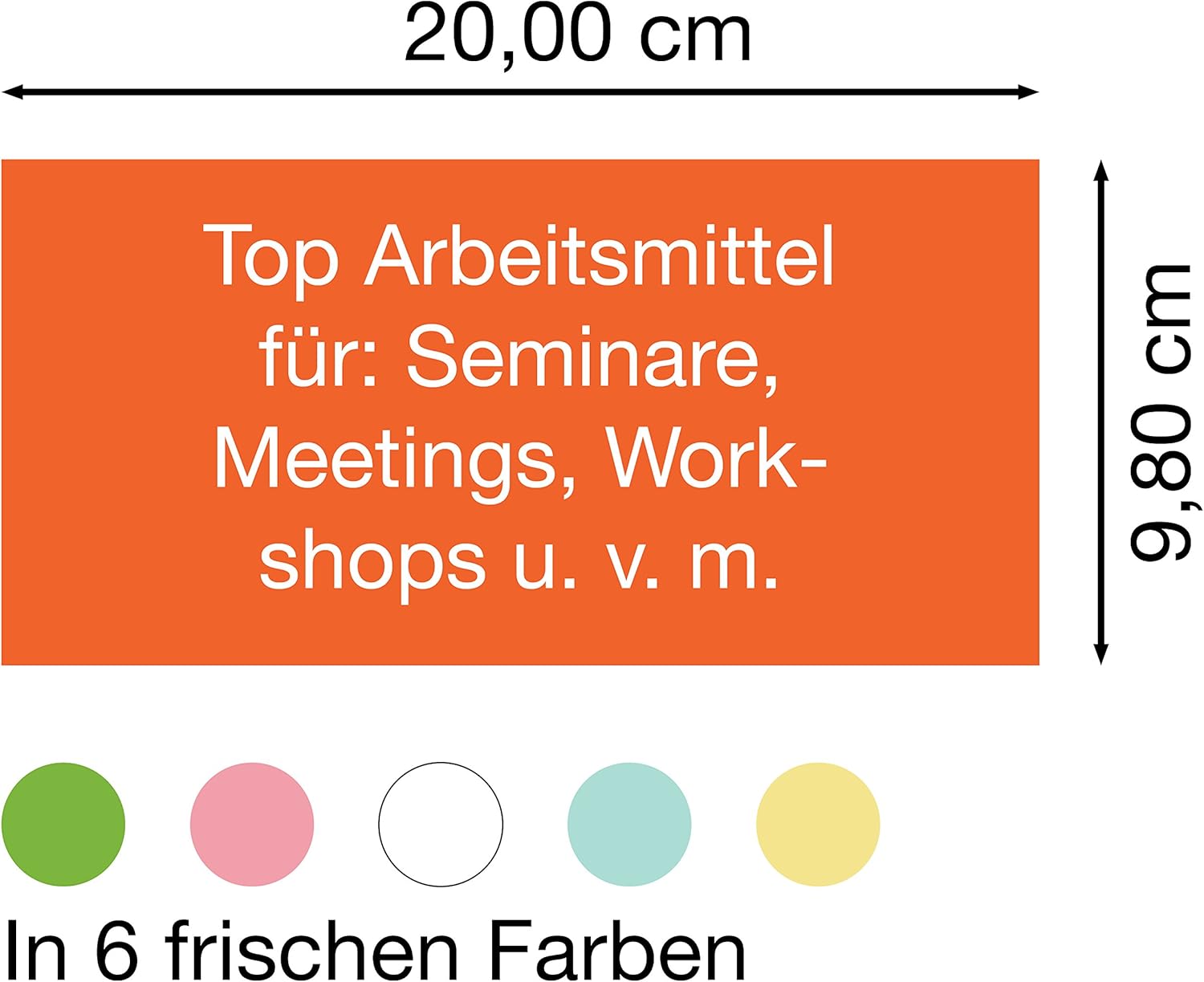 OfficeTree moderation cards rectangular 20×9.8 cm – 130 g/sqm 250 pcs ...