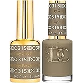 Amazon.com: DND DC Gel Polish Set, Brown Collection, UV/LED Gel Polish ...