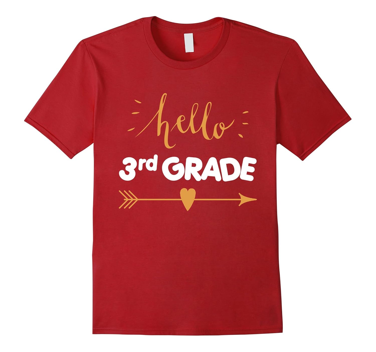Hello 3rd Grade T-Shirt New School Year Gift