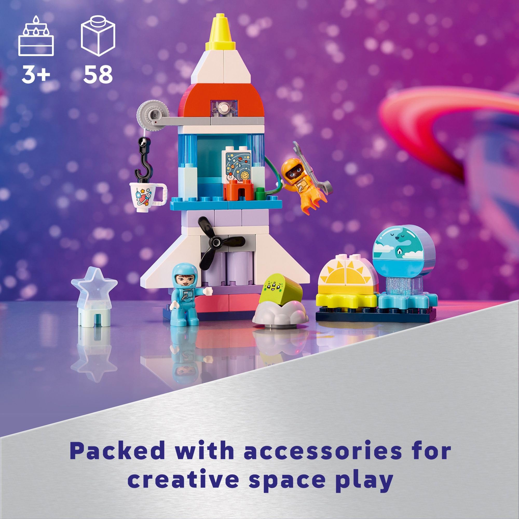 Mua LEGO DUPLO 3 in 1 Space Shuttle Adventure Toddler Building Toys ...