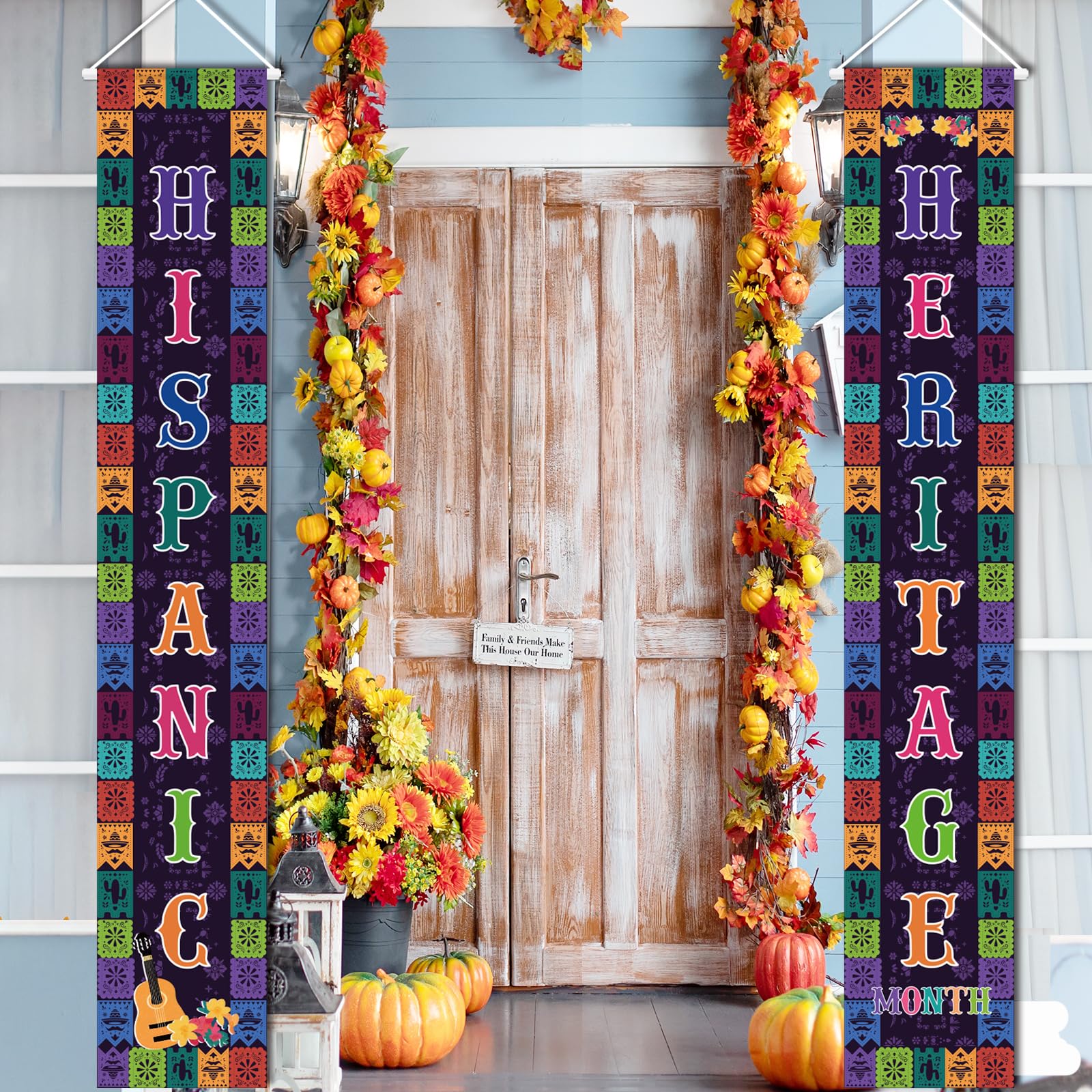 Hispanic Heritage Month Porch Banner, Hispanic Heritage Outdoor ...