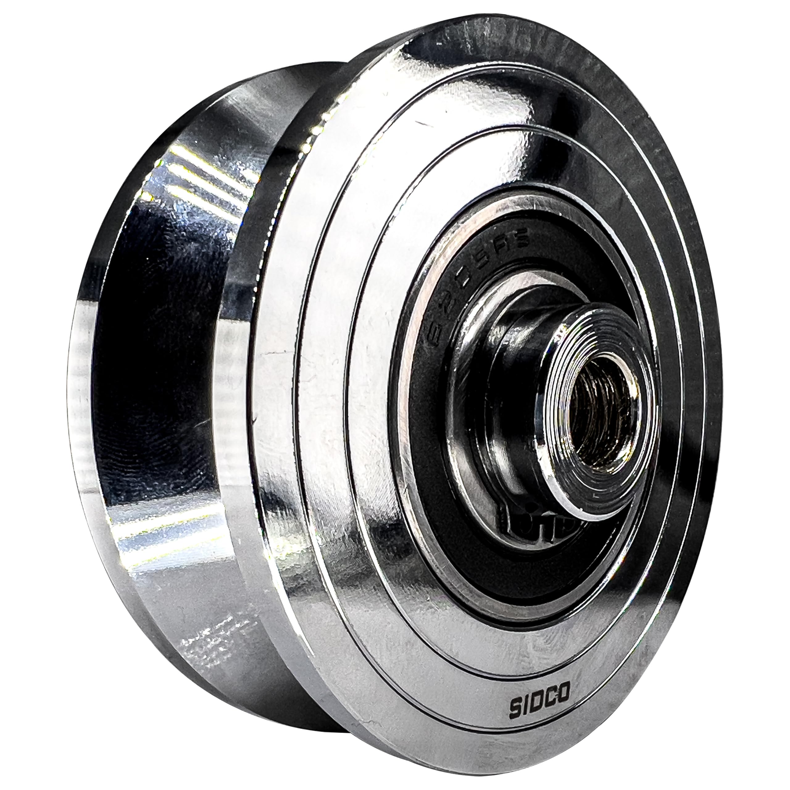 Mua 3.5 Inch V-Groove Gate Wheels Solid Steel Sliding Gate Rollers ...