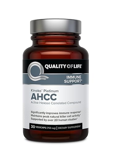 Premium Kinoko Platinum AHCC Supplement – 750mg of AHCC per Capsule ...