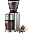 Amazon.com: TWOMEOW Conical Burr Coffee Grinder Electric, Anti-static ...