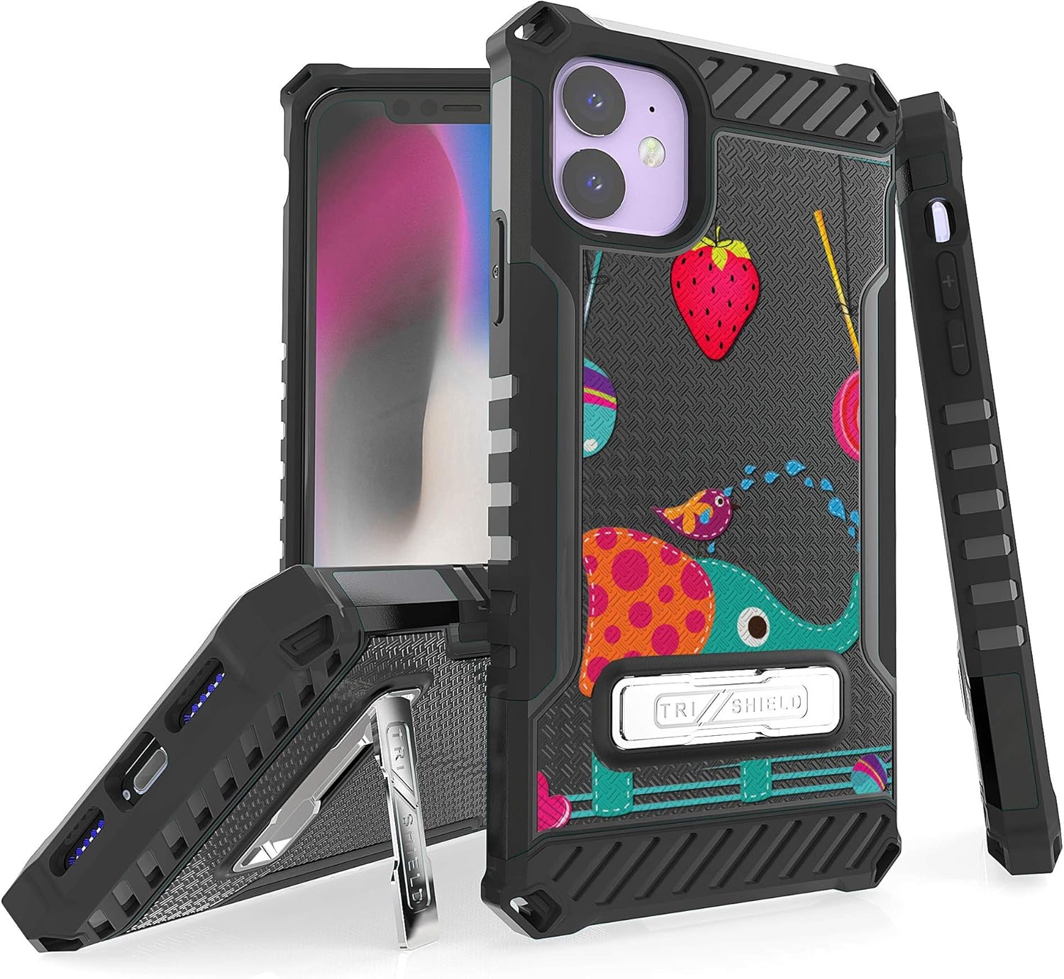 Amazon.com: BEYOND CELL Tri-Shield Compatible with iPhone 11 Phone Case ...