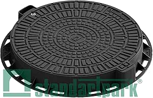 Amazon.com: Standartpark Plastic Manhole Cover with Bolted Down ...