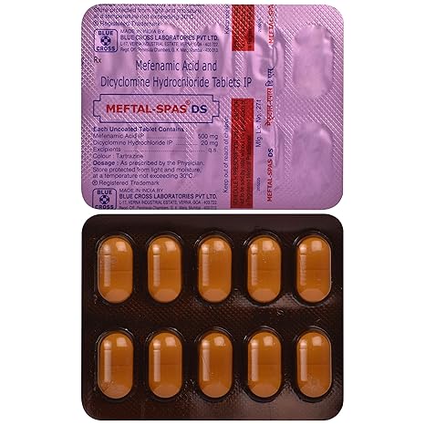 Meftal-Spas DS - Blister Pack of 10 Tablets: Amazon.in