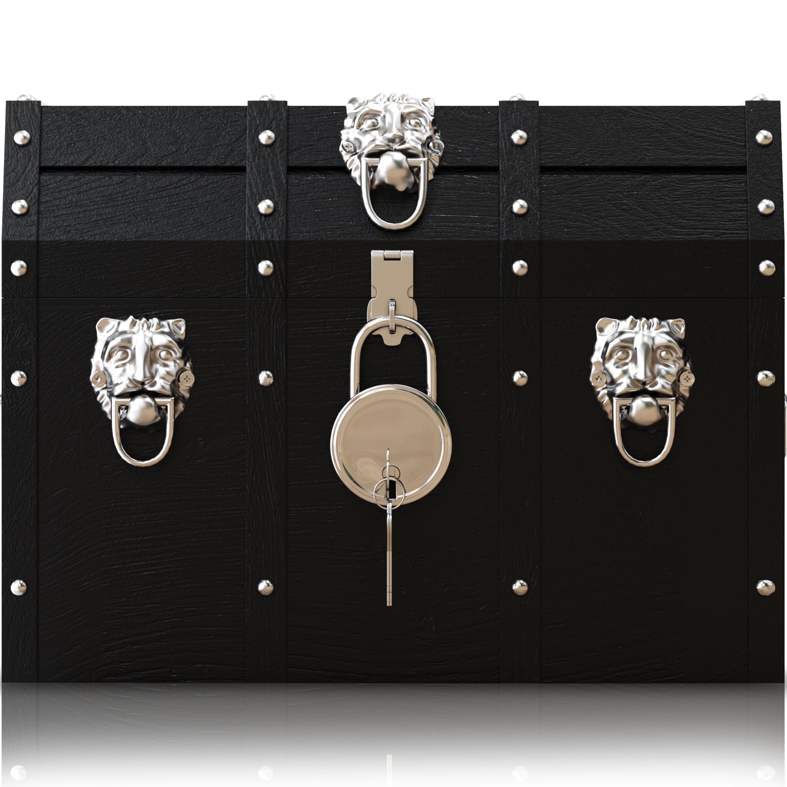 Mua Vizayo Handmade Pirate Treasure Chest with Lock and Keys - 16 x 12 ...