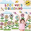 88Pcs Spring Flower Bulletin Board Decorations Set Look Who’s Blooming ...