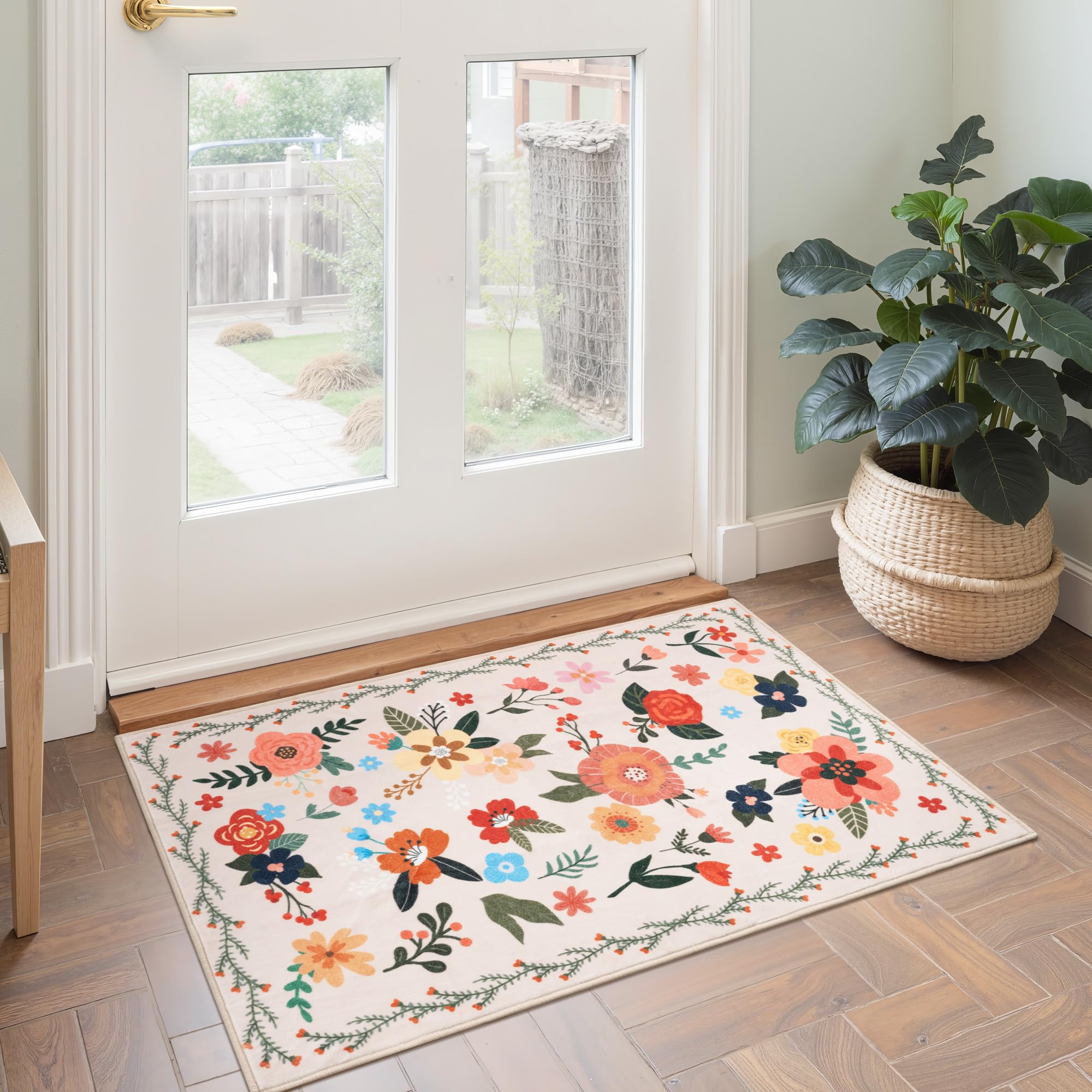 GRANNY SAYS Front Door Mat Indoor Entrance 2x3, Thin Door Mats for ...
