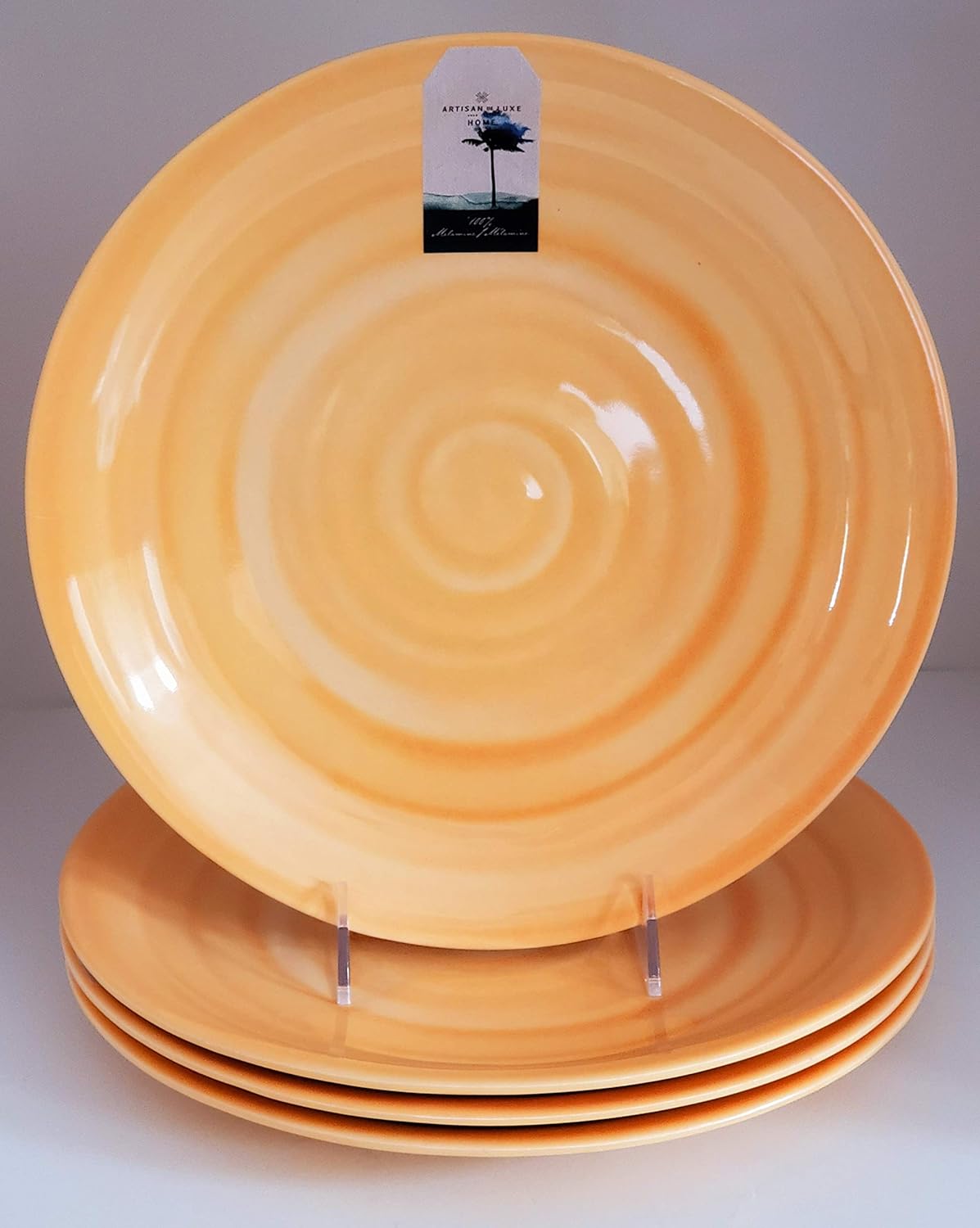 Dinnerware Plates Artisan De Luxe Dinner Salad Plates Or Bowls Melamine ...