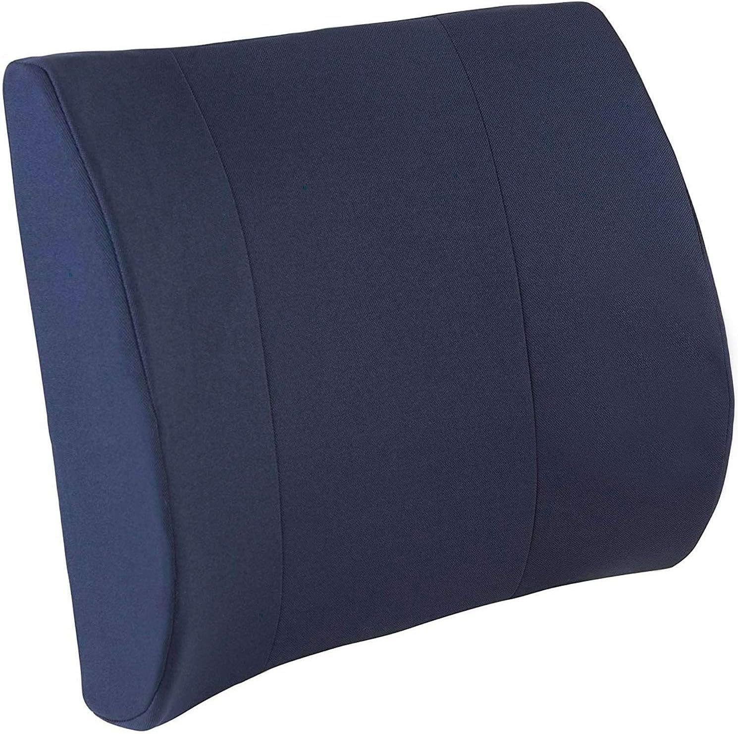 Amazon.com: DMI Memory Foam Lumbar Pillow Back Support Cushion with ...