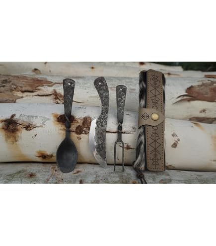 Medieval Iron Eating Utensil Lord Of Battles Medieval Fork Iron Pot ...