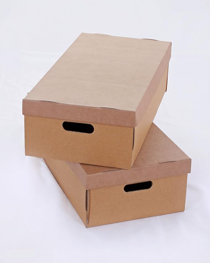 StorePAK 32L Strong Underbed Cardboard Box & Lid (Pack of 2): Amazon.co ...