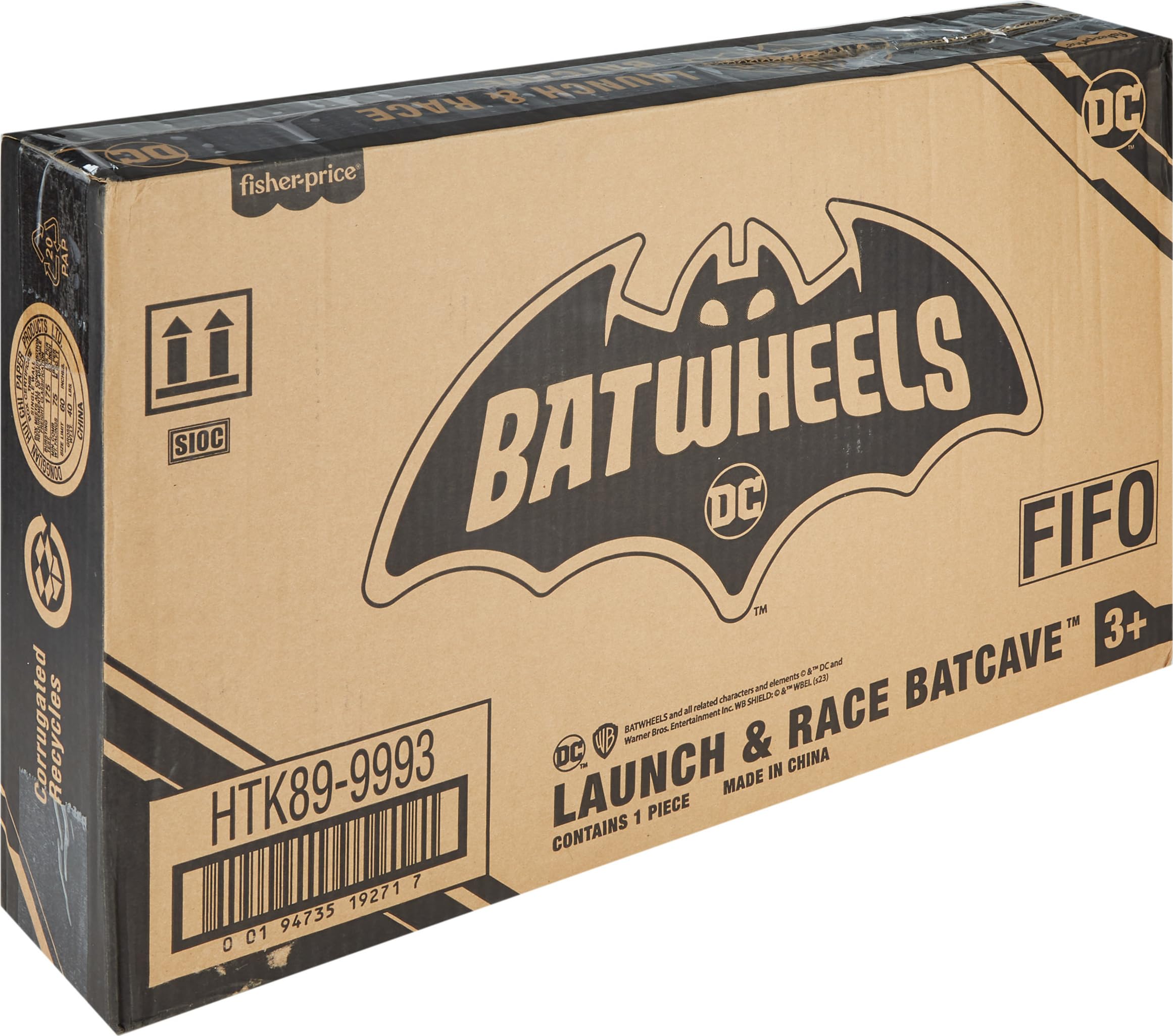 Mua Fisher-Price DC Batwheels Toy Car Race Track Playset, Launch & Race ...