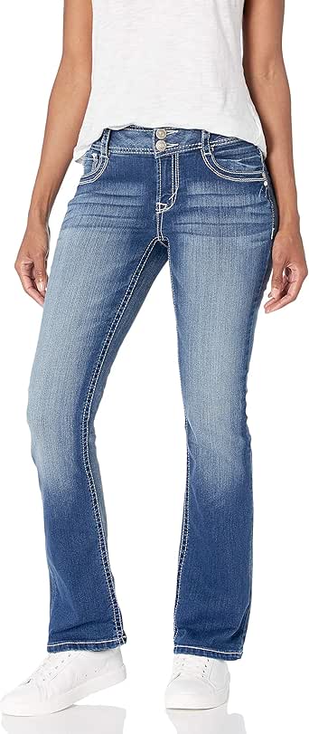 Amazon.com: WallFlower Women's Instastretch Luscious Curvy Bootcut Jeans: Clothing