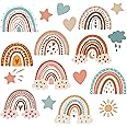 Amazon.com : 90 Pieces Rainbow Classroom Decor Rainbow Clouds Star ...