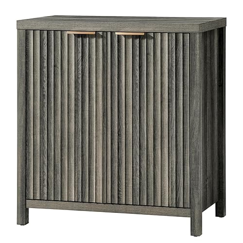 Oakham Home Oxford Storage Cabinet Fluted Sideboard Buffet with ...