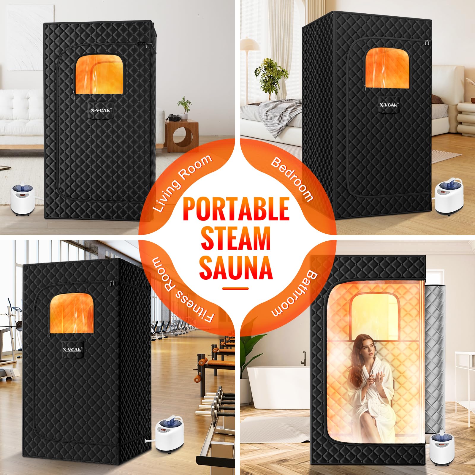 Mua X-Vcak Sauna Box, Portable Steam Sauna, Portable Sauna for Home ...
