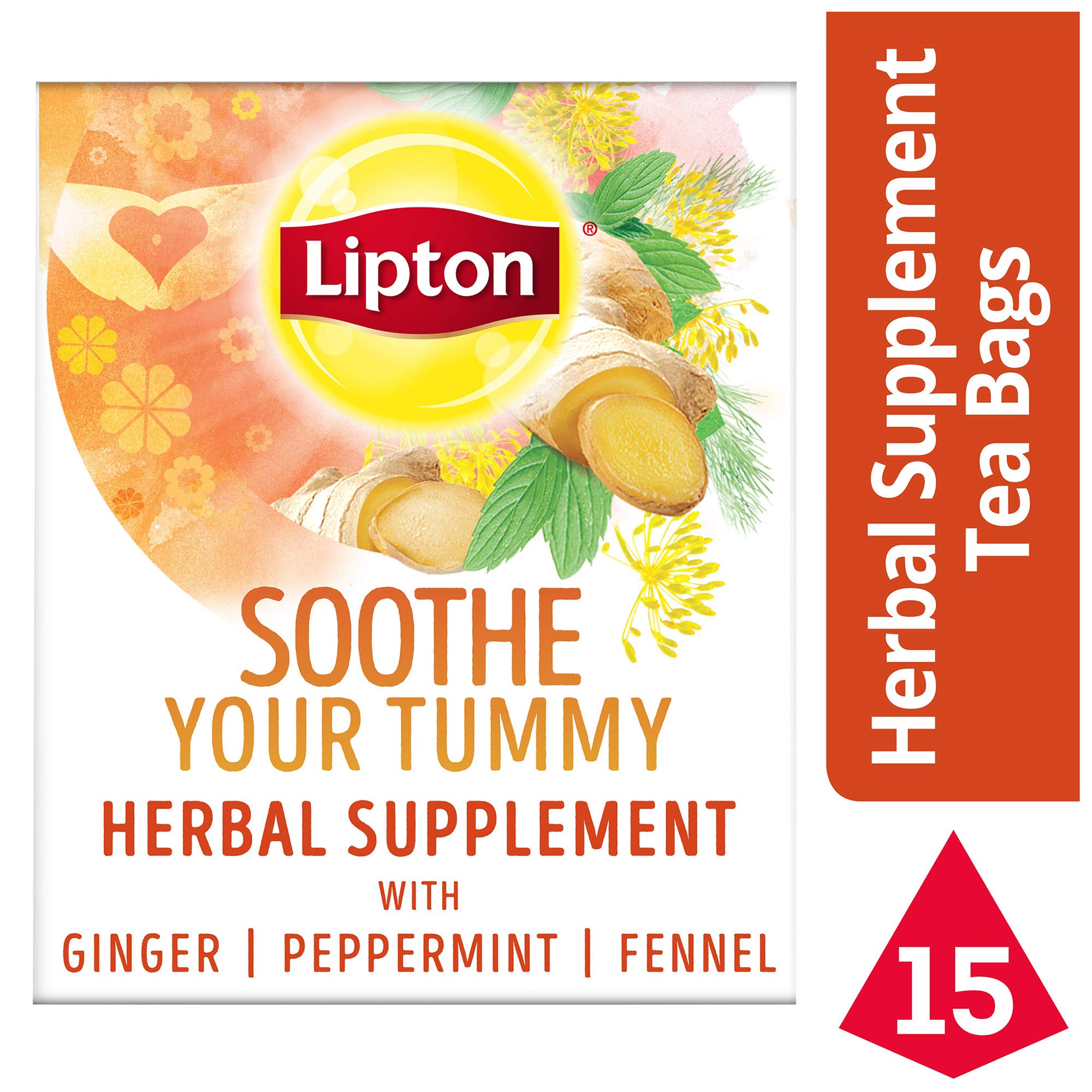 Amazon.com : Lipton Herbal Supplement, Bedtime Bliss, 15 ct : Grocery ...
