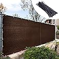 Amazon.com : Royal Shade 6' x 50' Brown Fence Privacy Screen Cover ...