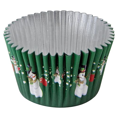 PME Christmas Tree Foil Lined Baking Cases for Cupcakes, Standard Size ...