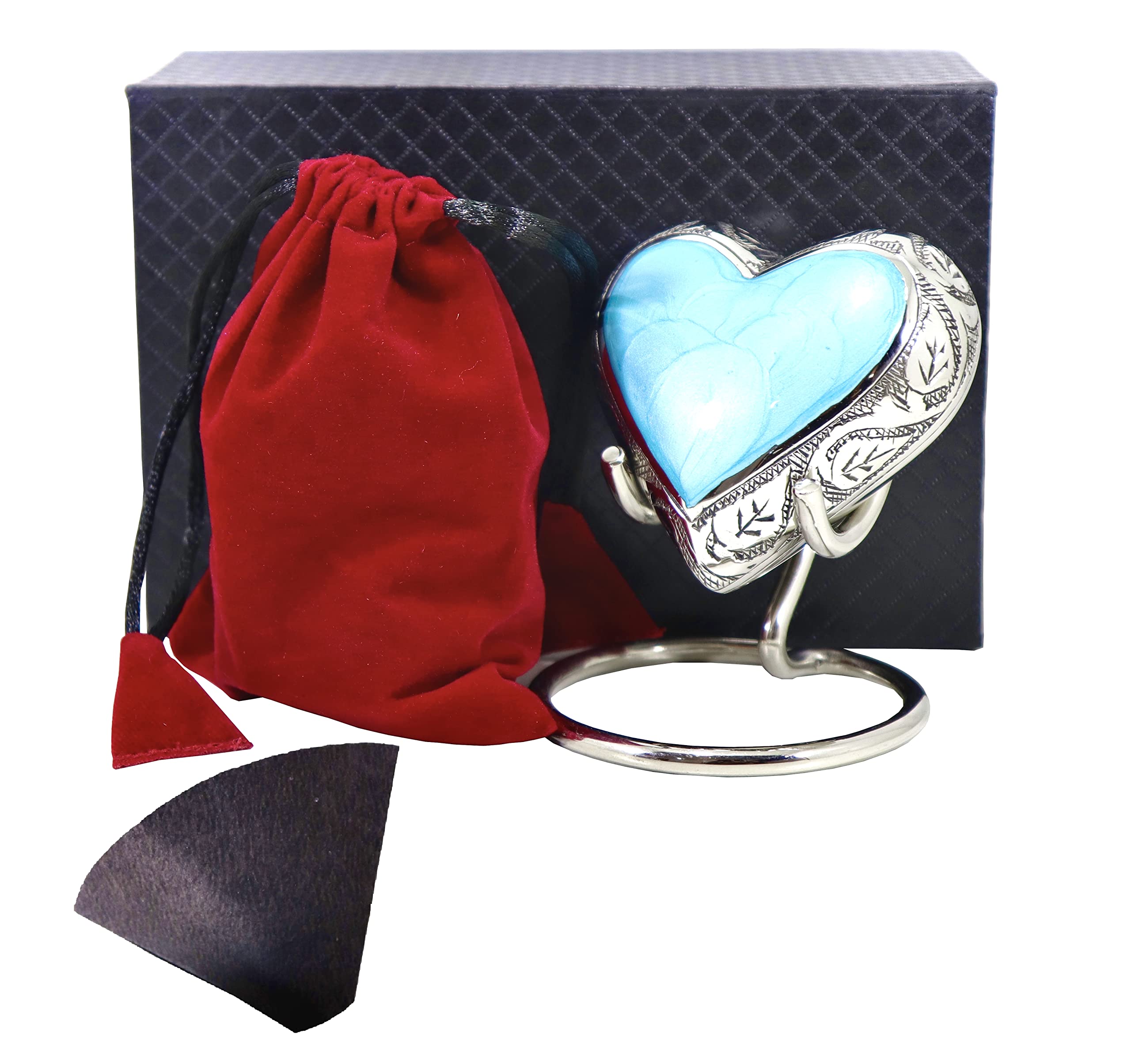 THE ASCENT MEMORIAL Small Heart Cremation Urn for Ashes | Funeral Gift ...