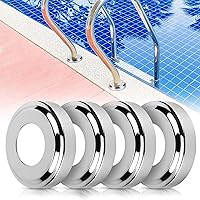 Amazon.com: Blasoul 4Pack Pool Ladder Escutcheon - Stainless Steel ...