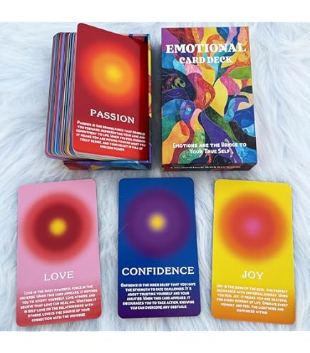 Self-discovery Cards Inner Worlds Oracle Cards Deck - 50 Card Emotional ...