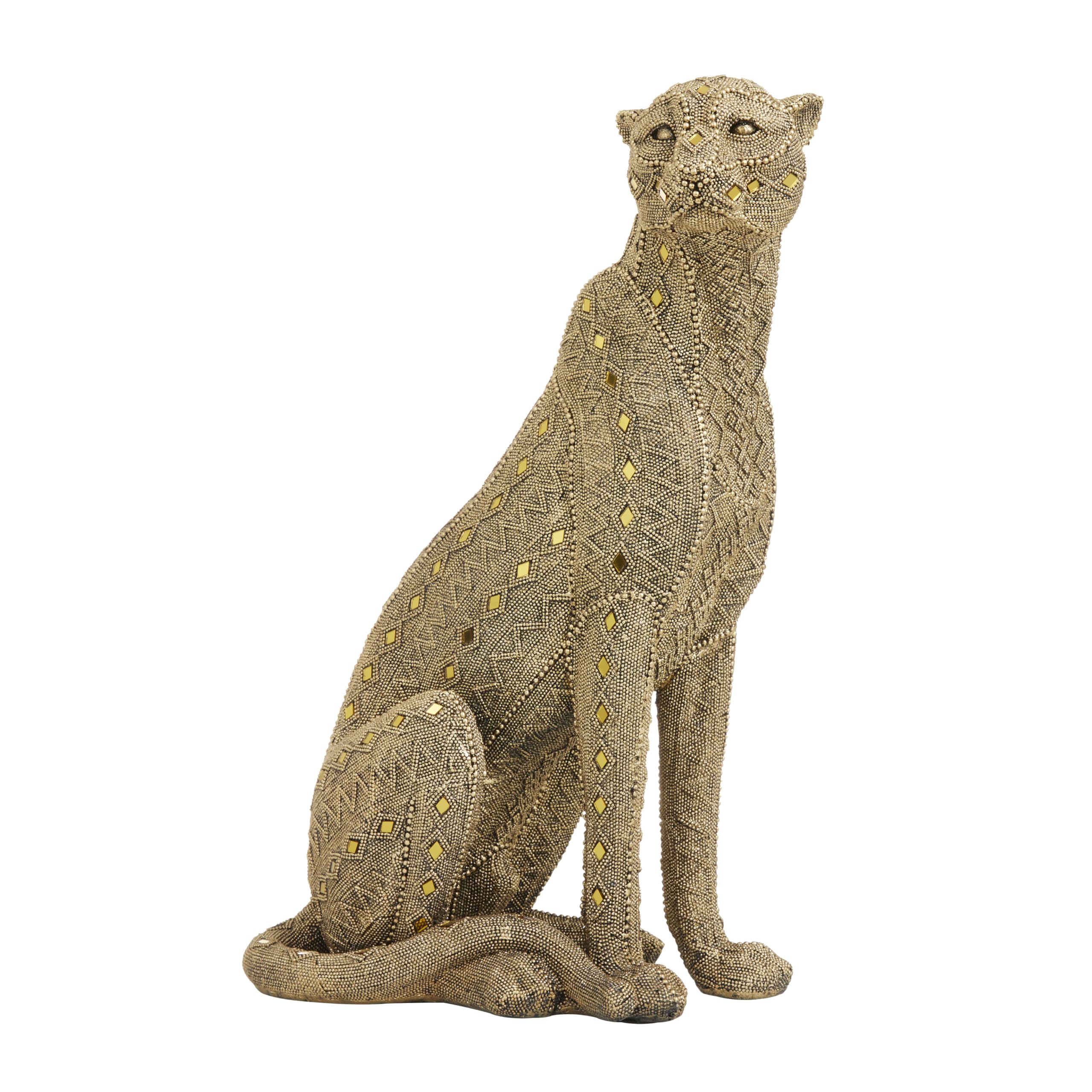 Mua Deco 79 Polystone Leopard Decorative Sculpture Beaded Home Decor ...