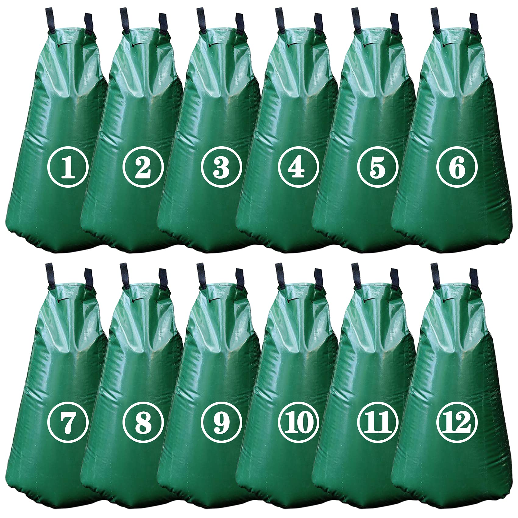 Tanzfrosch 12 Pack 20 Gallon Tree Watering Bags, Reusable, Heavy Duty ...