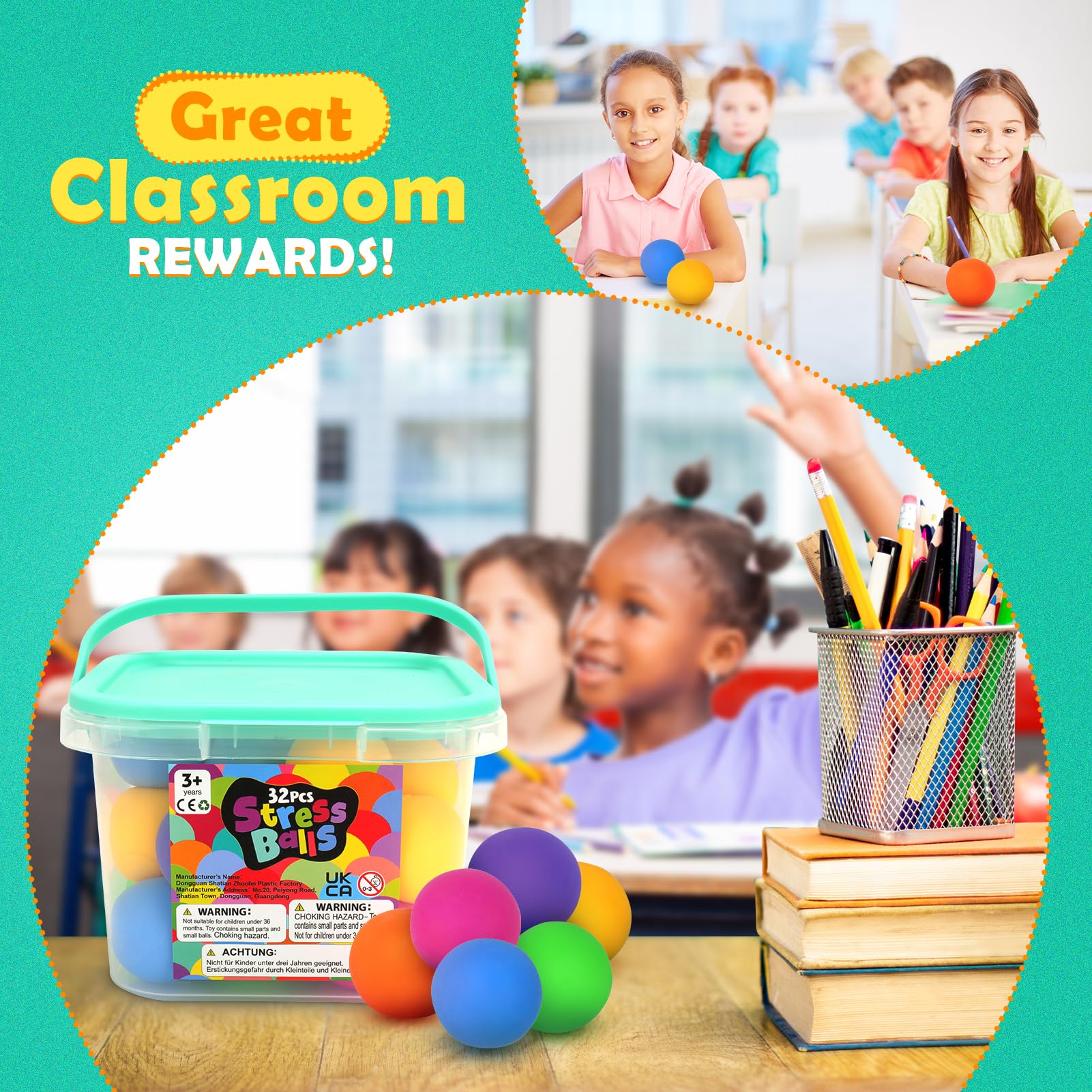 Mua KLT Stress Balls Bulk for Kids and Adults: 32 Pack Mini Squishy ...