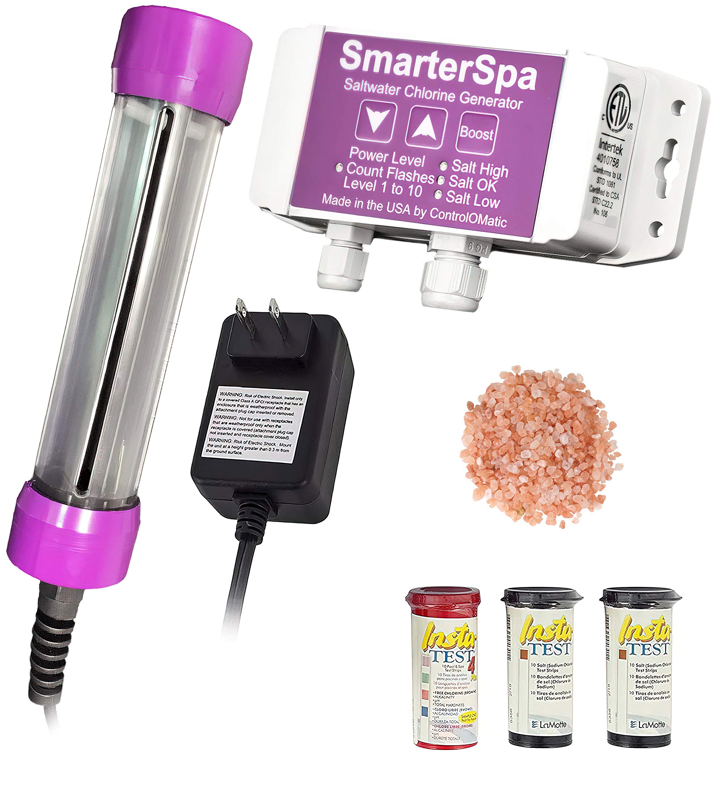 ControlOMatic SmarterSpa Saltwater Chlorine Generation System with ...