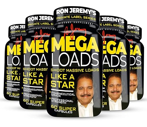 Ron Jeremy's Mega Loads Men's Formula Private Label Series - 5 Bottles ...