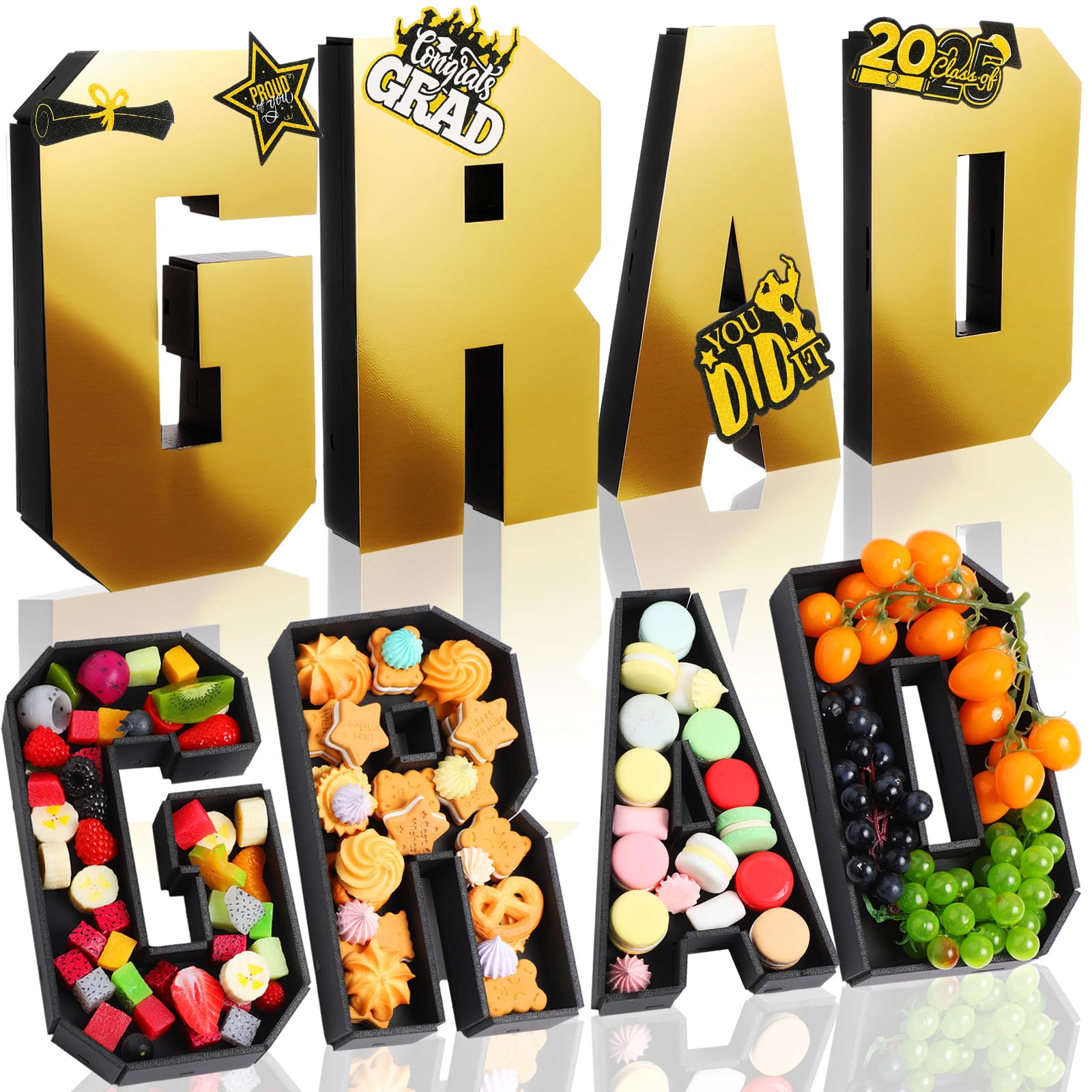 AmazingSpark Graduation Decorations Class of 2025 Charcuterie Grad ...