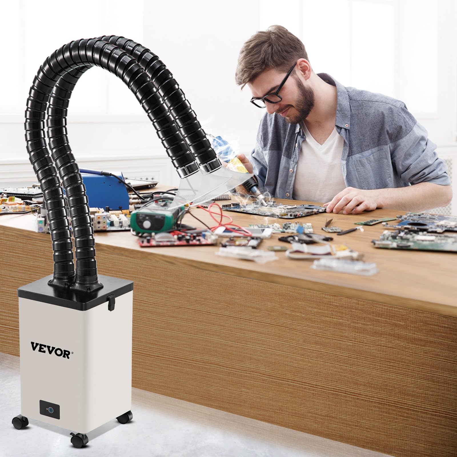 Mua VEVOR Solder Fume Extractor, 150W 165 CFM Smoke Absorber, 3-Stage ...