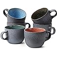 Amazon.com: BTaT- Coffee Mug Set, Set of 6, 14 oz(415ml), Coffee Cup ...