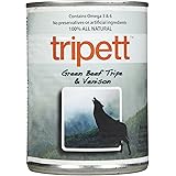 Tripett Green Bison Tripe Canned Dog Food 13 Oz. Can (12 In Case): Wet ...