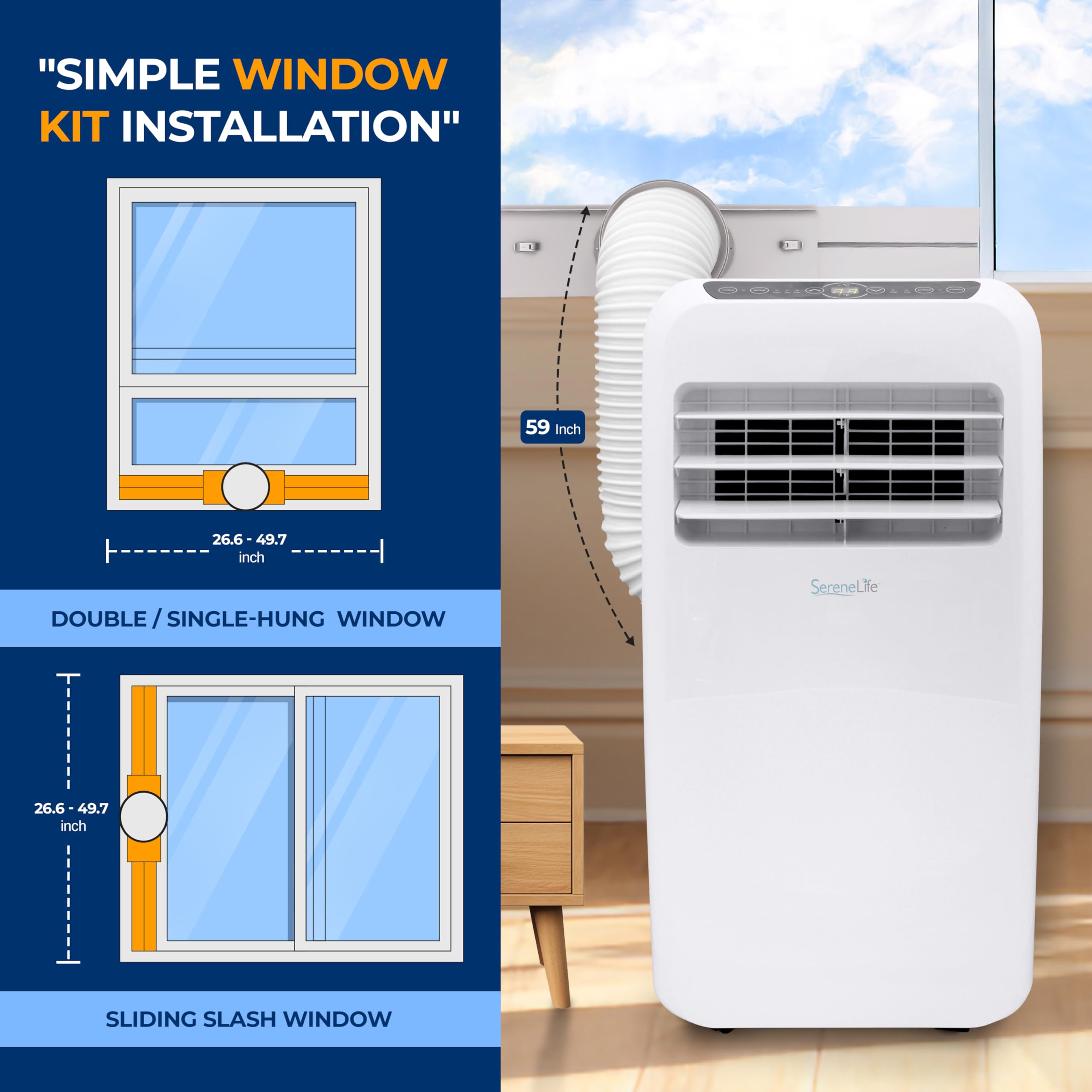 Mua Small Air Conditioner Portable 10,000 BTU with Built-in ...