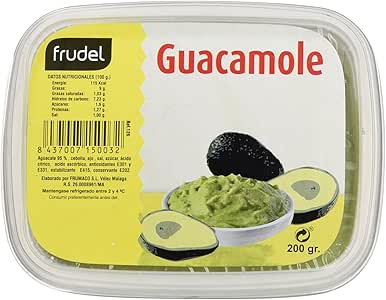 Frudel Guacamole Suave - 200 gr: Amazon.es: Alimentación y bebidas