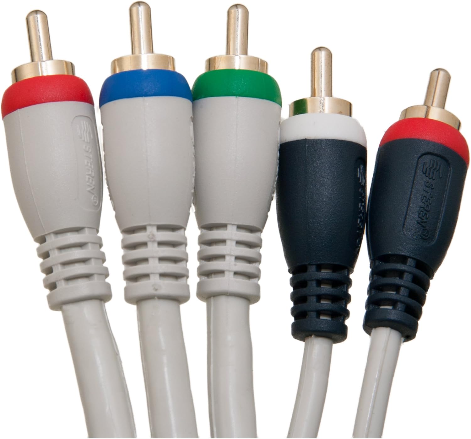 Amazon.com: Component Video and Audio RCA Cable, 3 RCA (RGB) and 2 RCA ...