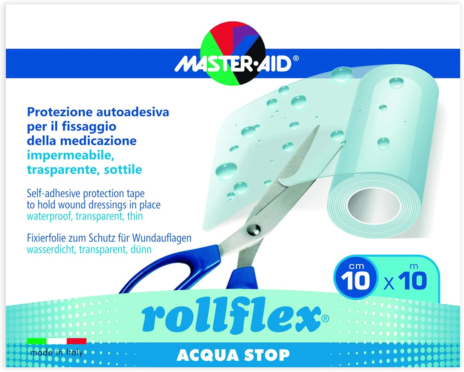 MASTER AID Master Aid Rollflex Acquastop mt 10x10 cm - 1 Prodotto ...