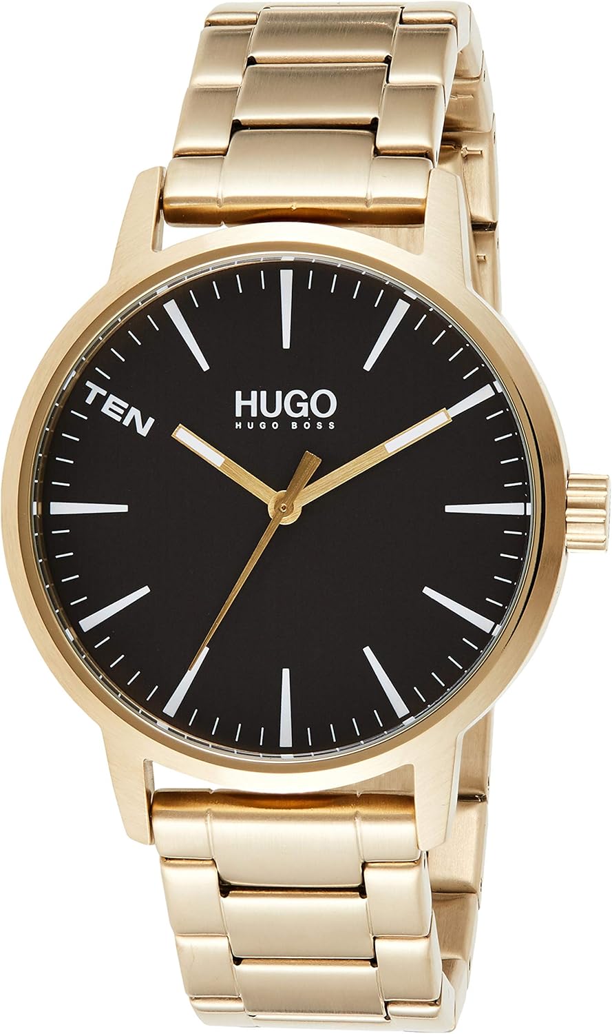 HUGO Men's Analogue Quartz Watch with Stainless Steel Strap 1530142 ...