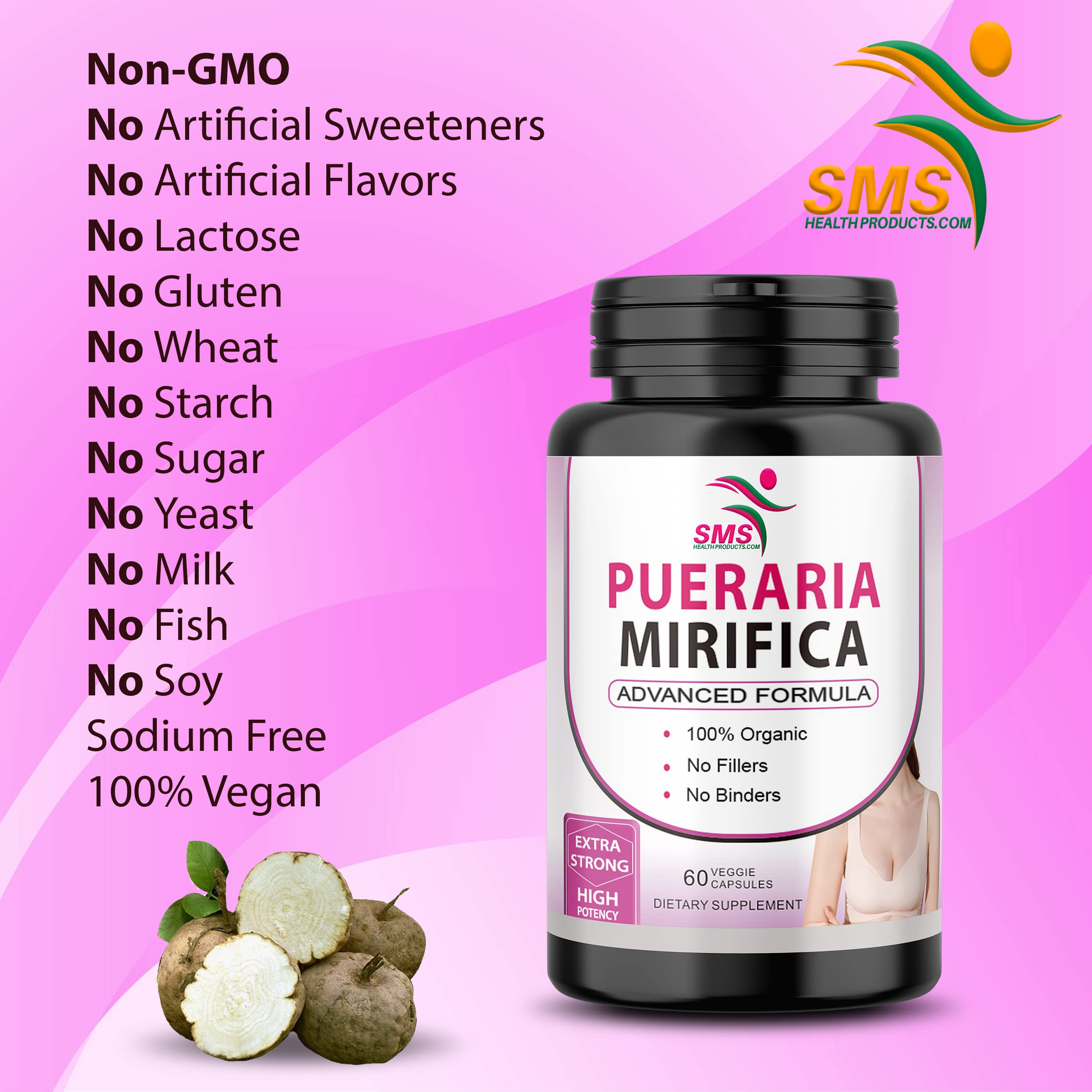 Mua Pueraria Mirifica (Kwao Krua Kao) Supplement Pills - 2,000mg Daily ...